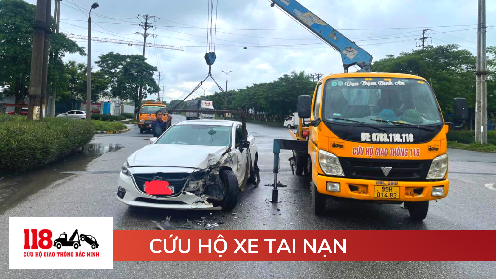 Cứu hộ xe tai nạn Bắc Ninh - Cứu hộ giao thông Bắc Ninh